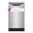 Frigidaire 24 in. Stainless Steel Front Control Tall Tub Dishwasher ...