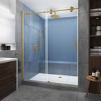 Aston Coraline XL 44 - 48 in. x 80 in. Frameless Sliding Shower Door with StarCast Clear Glass ...