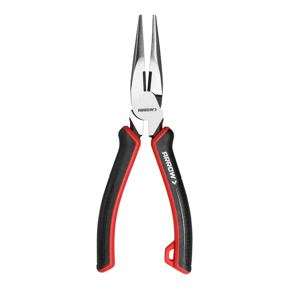 Arrow Fastener 8in. Long Nose Plier AHT03026 - The Home Depot