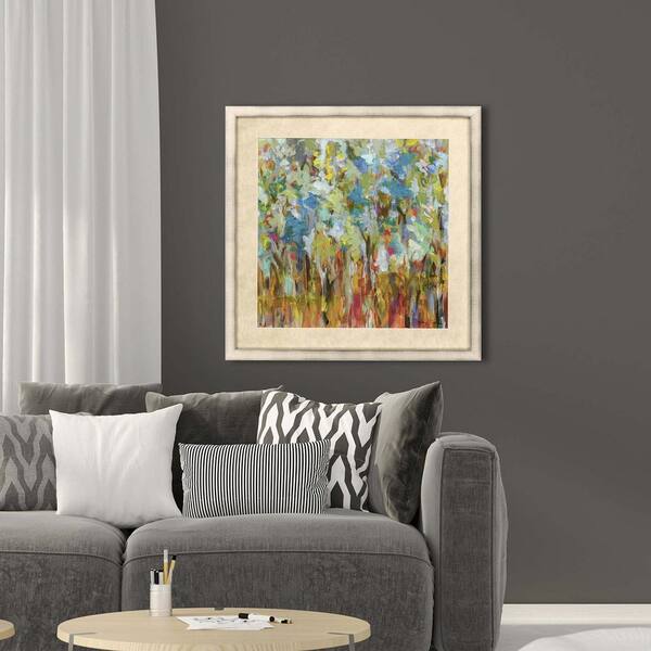 Paragon Dixon 1 Piece Framed Giclee Abstract Art Print 39 in. x 39 in ...