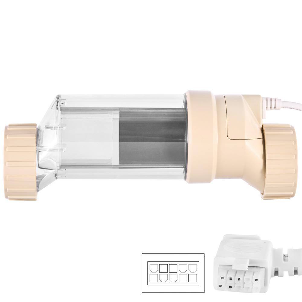 XtremepowerUS Beige 15,000 Gal. Above Ground & In Ground Pool ...