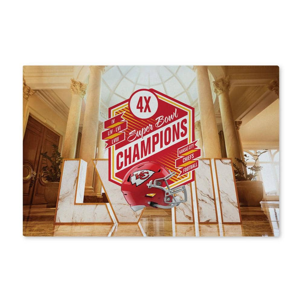 THE NORTHWEST GROUP NFL Chiefs SB58 Re Take Multi Champs Washable Rug ...