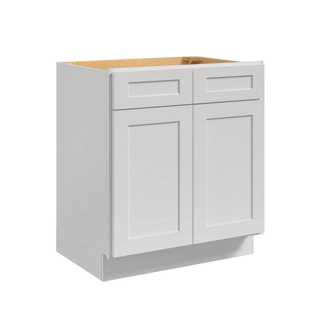 Hausvita 30 in. W x 24 in. D x 34.5 in. H in Shaker Dove Plywood Ready ...