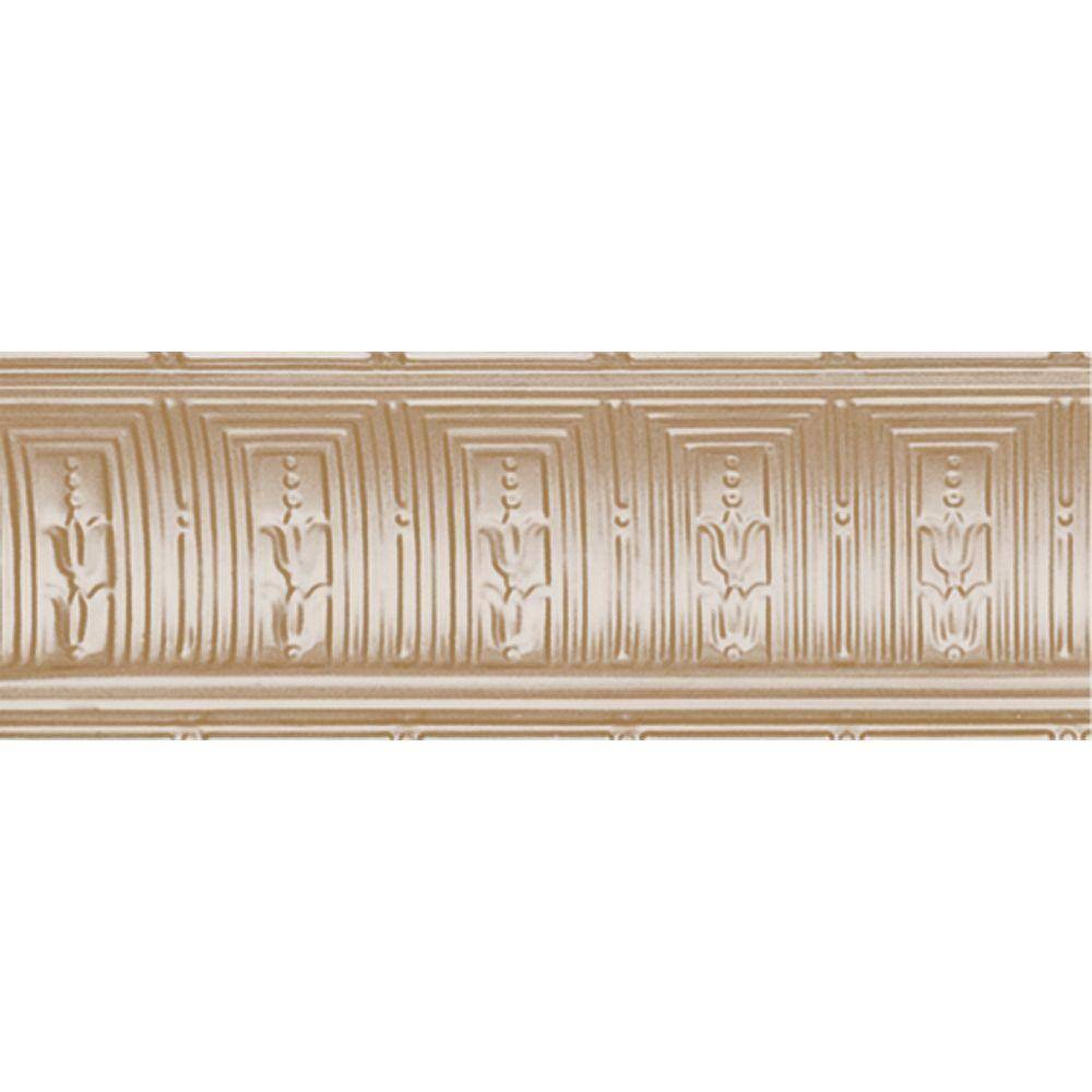 Shanko 808 Brass Plated 4 ft. Length x 8-3/4 in. Wide x 8-3/4 in. High ...
