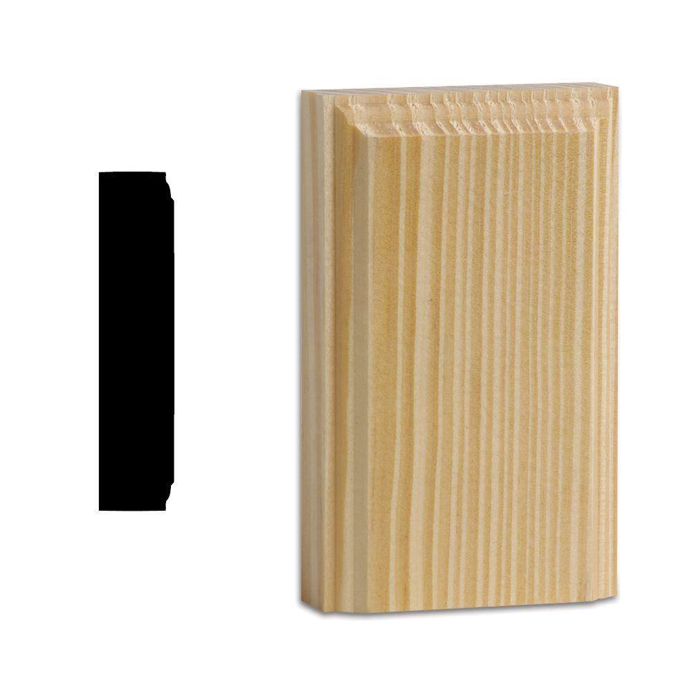 DecraMold DM 2751 - 7/8 in. x 2-3/4 in. x 4-1/2 in. Pine Miterless ...