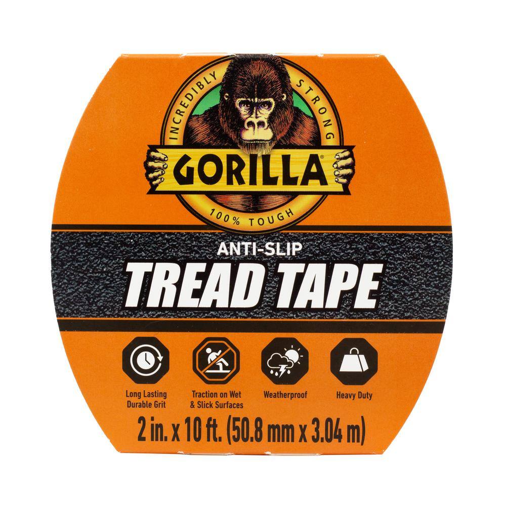 Gorilla 10 ft. Anti-Slip Tread Tape Roll (4- Pack) 106435 - The Home Depot