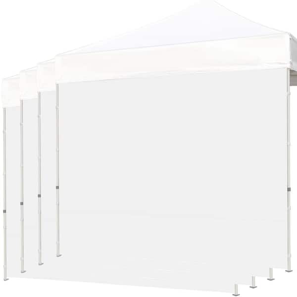 CoastShade 10 ft. x 10 ft. White Commercial Pop Up Canopy Sidewall Kit ...