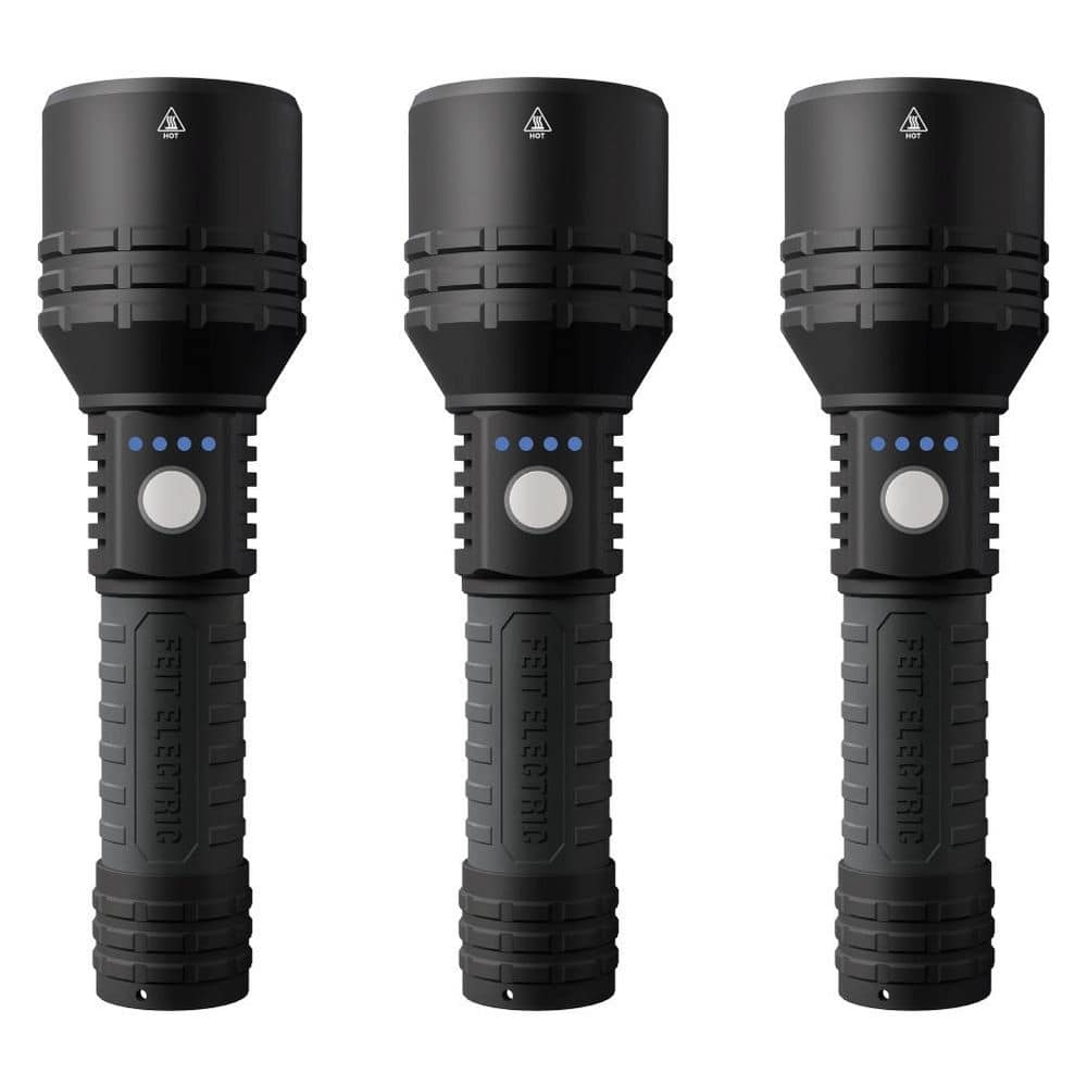 Feit Electric 2000 lumens 7.5 in. Dual Power LED Rechargeable Long ...
