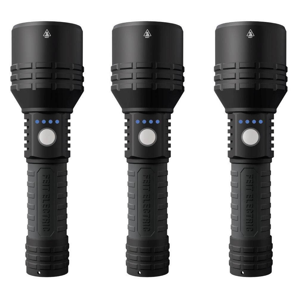Feit Electric 2000 lumens 7.5 in. Dual Power LED Rechargeable Long ...