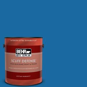 BEHR MARQUEE 1 gal. #S-G-560 Jazz Blue Matte Interior Paint & Primer ...