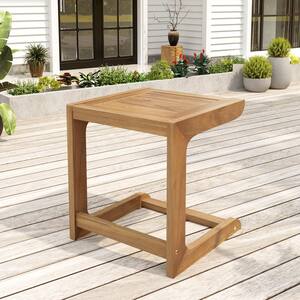 CHRISTOPHER KNIGHT HOME Charm Modern 15.75 in. Patio Solid Wood Round ...