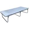 BLANTEX 33.5 in. x 71 in. Extra Wide Folding Steel Cot with Easy Clean ...