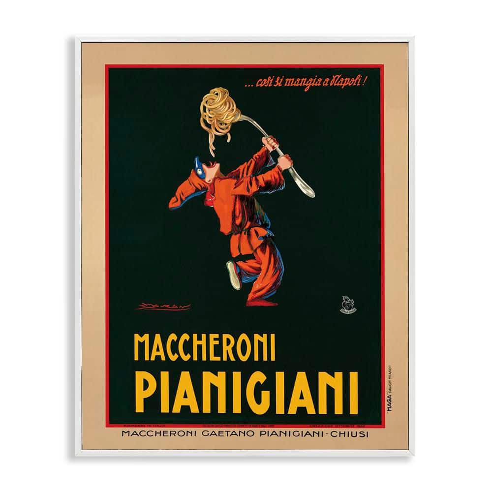 Stupell Industries Maccheroni Pianigiani Vintage Poster by Marcello ...