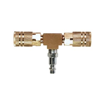 Primefit 1/4 in. 5-Way Air Manifold with Brass Couplers M14025-7
