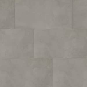 Daltile Indoterra Volcanic Ash 12 in. x 24 in. Matte Porcelain Concrete ...