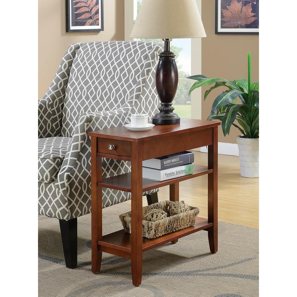 Convenience Concepts American Heritage 3-Tier Mahogany End Table ...