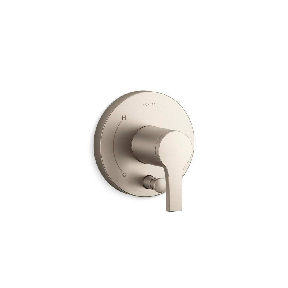 KOHLER Elate 1-Handle Valve Handle In Vibrant Brushed Nickel (Valve Not ...