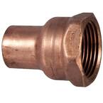 Everbilt 1/2 in. x 3/4 in. Copper Pressure Cup x MIP Male Adapter Fitting C604HD1234