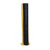 Vestil 36 in. Narrow Yellow Steel Structural Rack Guard with Rubber ...