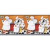 York Wallcoverings Inspired By Color Chef's A Cookin Border Orange ...
