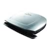George Foreman 9-Serving Silver Nonstick Indoor Grill and Panini with ...