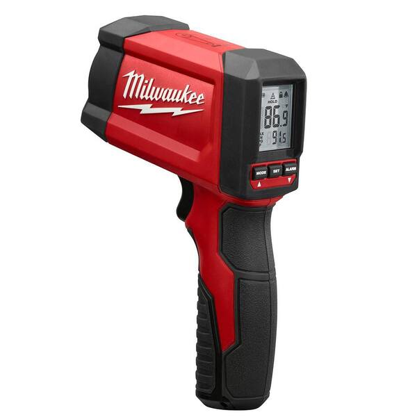 Milwaukee Laser Temperature Gun Infrared 12:1 Thermometer 2268-20 - The ...