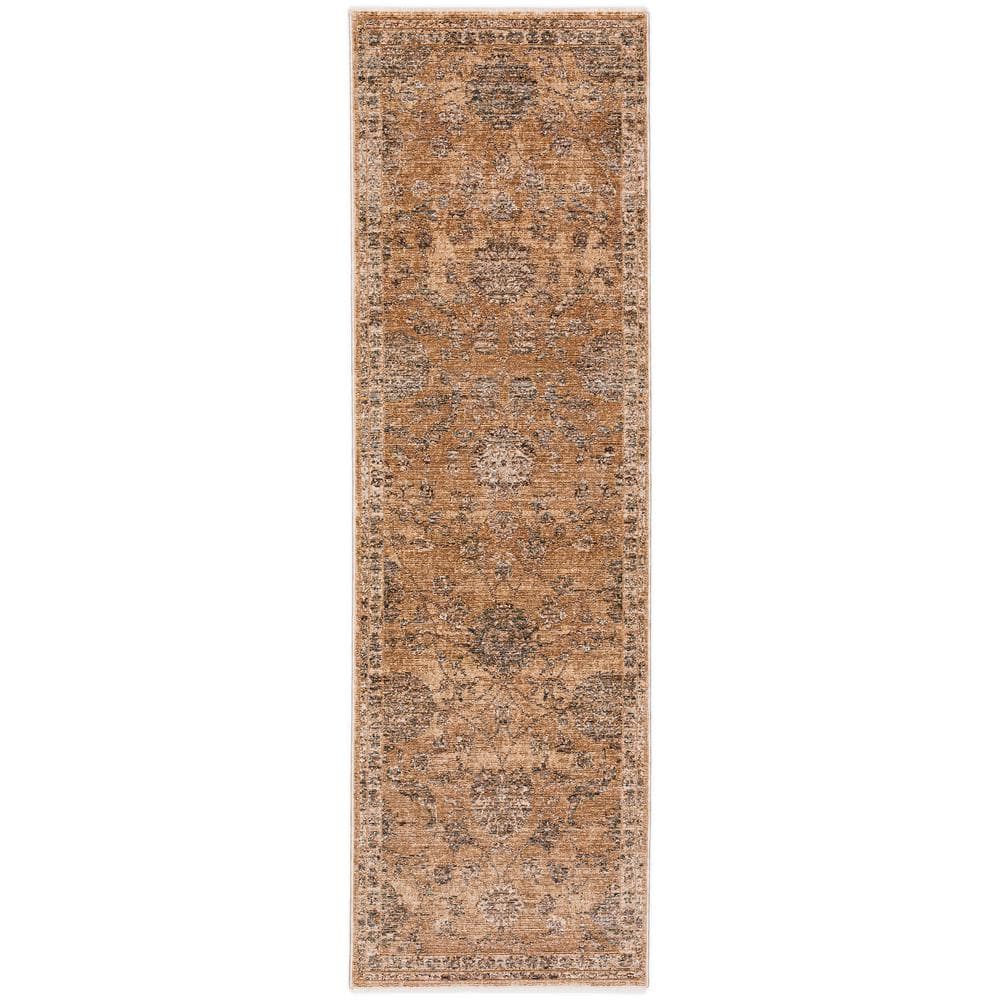 Addison Rugs Yarra Vintage 2 ft. 3 in. x 7 ft. 10 in. Beige Runner Rug ...