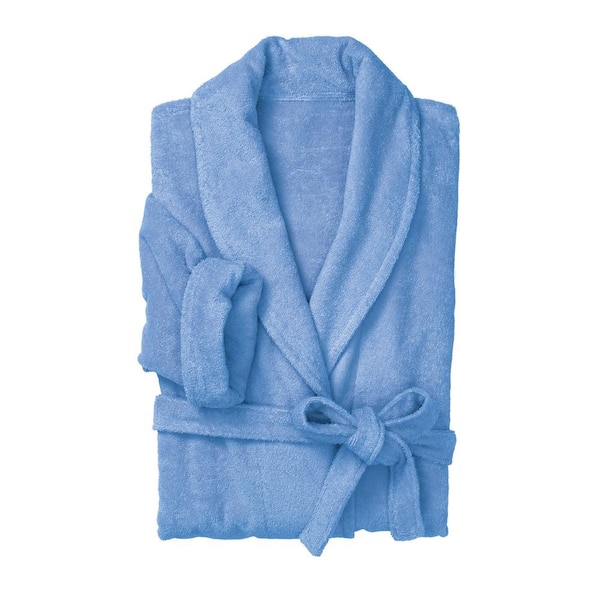 The Company Store Company Cotton Adult Small/Medium Blue Water Bath ...