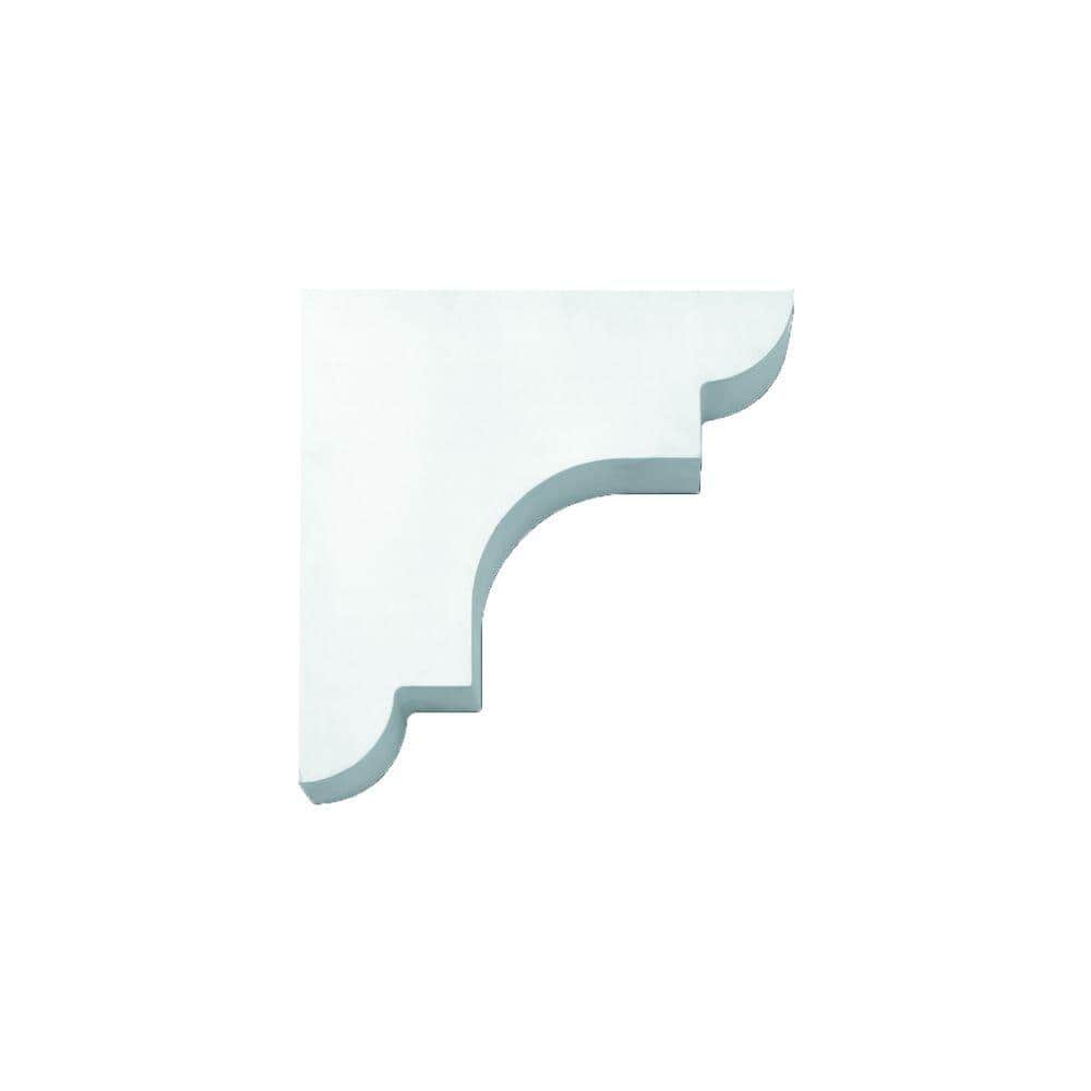 Fypon 13 in. x 13 in. x 3-1/2 in. Polyurethane Bracket BKT13X13X3 - The ...