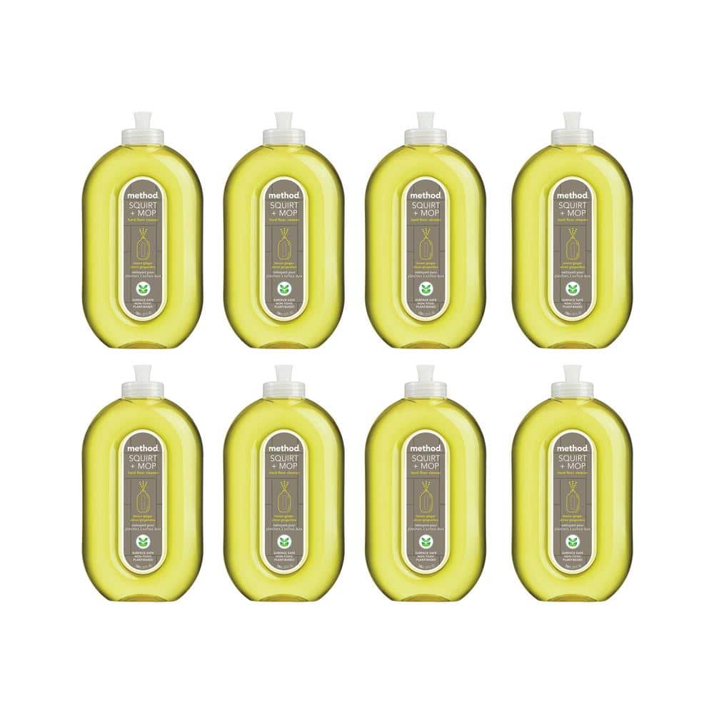 Method 25 oz. Lemon Ginger Squirt Plus Mop Hard Floor Cleaner (8-Pack ...