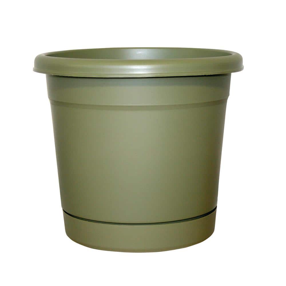 ATT SOUTHERN RR 20 in. Evergreen Plastic Planter 08917 - The Home Depot