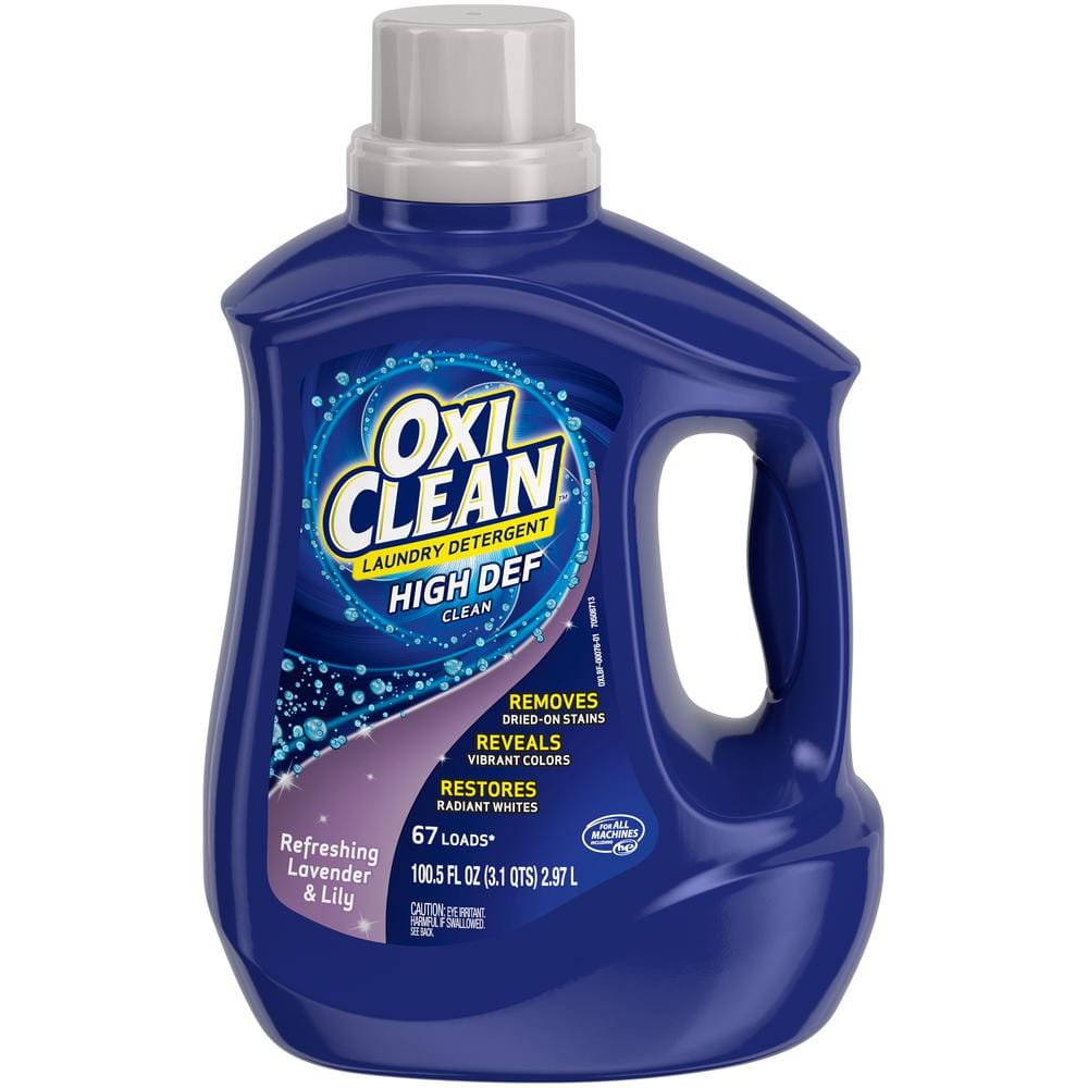 OxiClean 100.5 oz. Lavender and Lily Liquid Laundry Detergent 0076