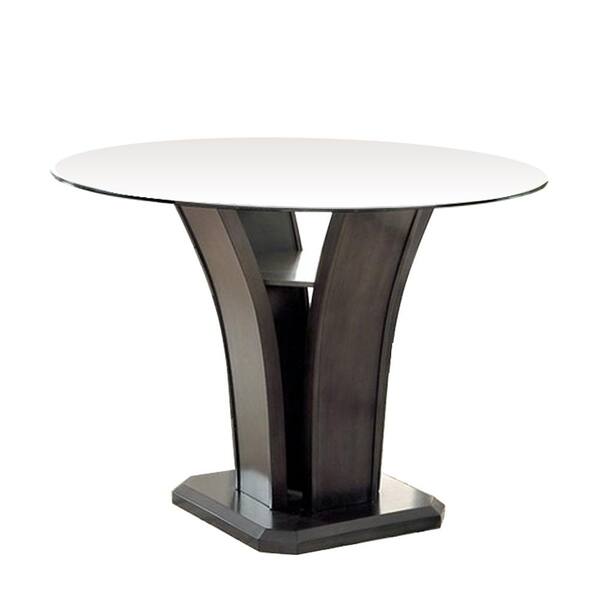 William's Home Furnishing Manhattan III Dark Gray Round Counter Height ...