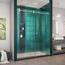 DreamLine Enigma-XO 56-60 in. W x 76 in. H Fully Frameless Sliding Shower Door in Brushed ...