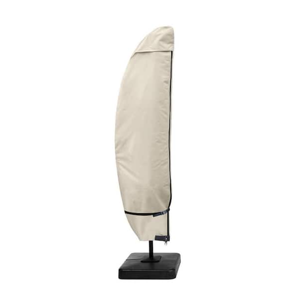 12 ft. Beige Banana Parasol Umbrella Cover HP8QMNDK6K - The Home Depot