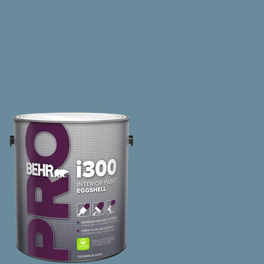 BEHR PRO 1 gal. #550F-5 Winter Lake Eggshell Interior Paint PR33301 ...
