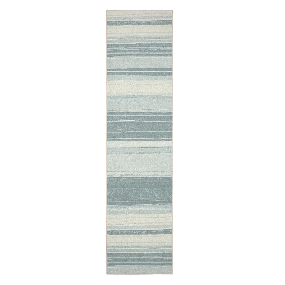 Mohawk Home Parallel Blue 2 ft. x 7 ft. Runner Area Rug 867652 - The ...