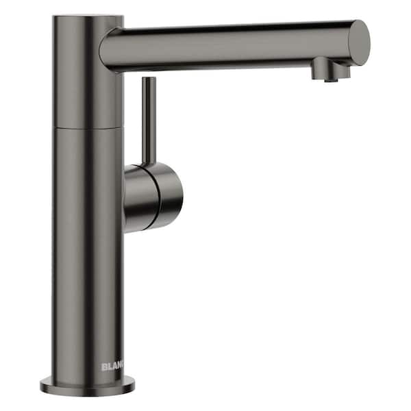 Blanco Alta II 1 Handle Beverage Faucet in Satin Dark Steel 527567 ...
