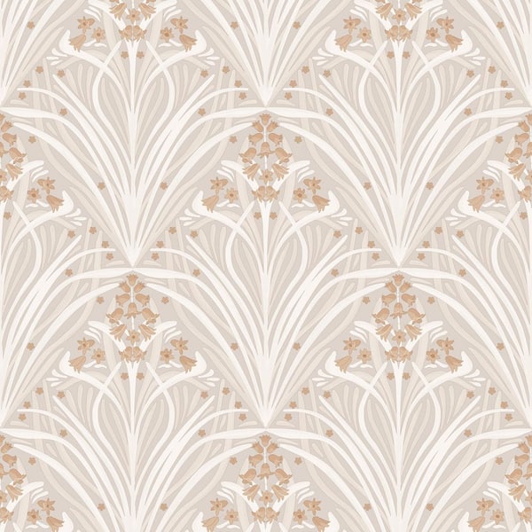 Veer Decor Victorian Bloom White Wallpaper Sample VREL07-166W1 - The ...