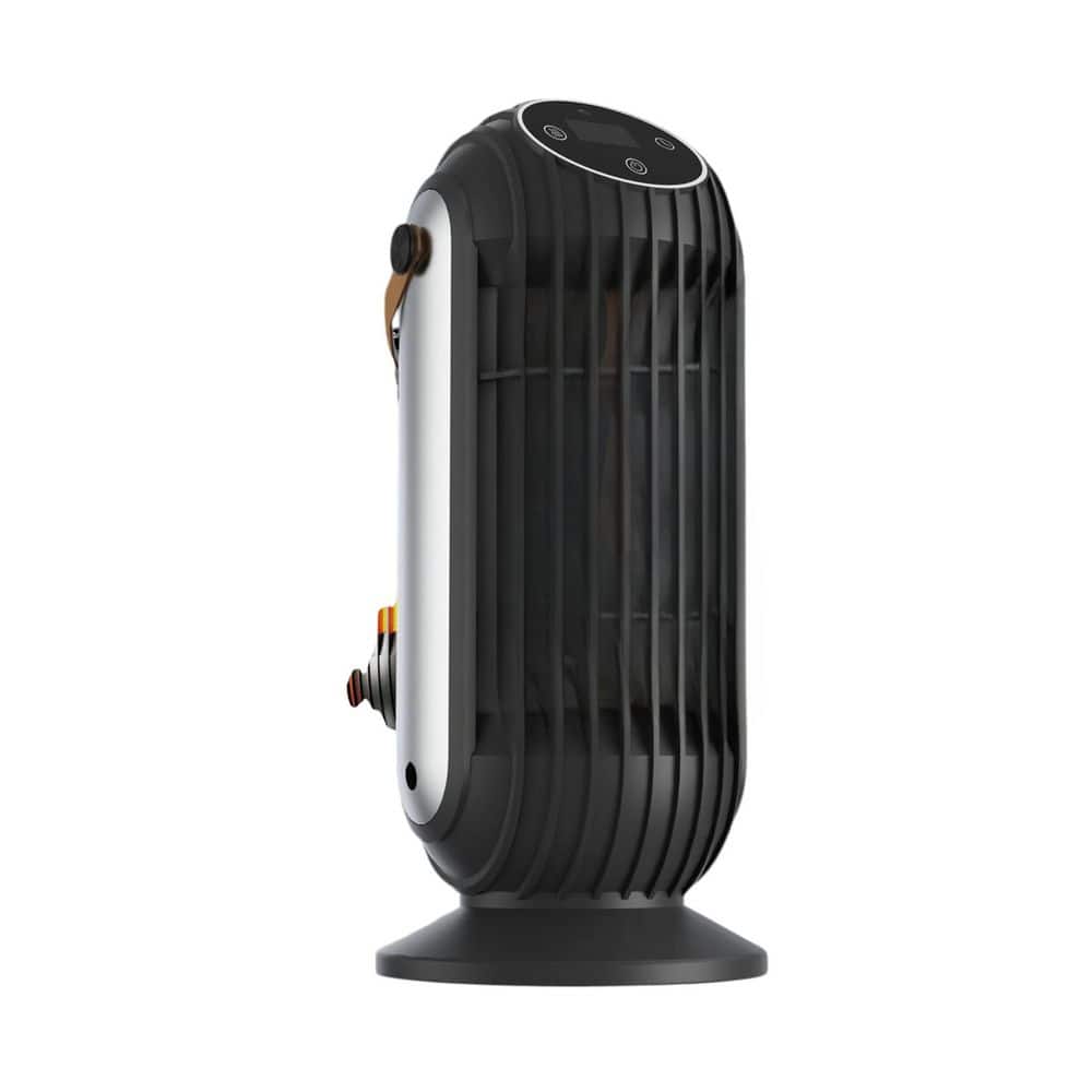 1500 Watt Black Indoor Electric Tower Space Heater with Touch Screen ...