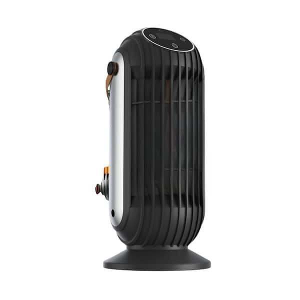 1500 Watt Black Indoor Electric Tower Space Heater with Touch Screen ...