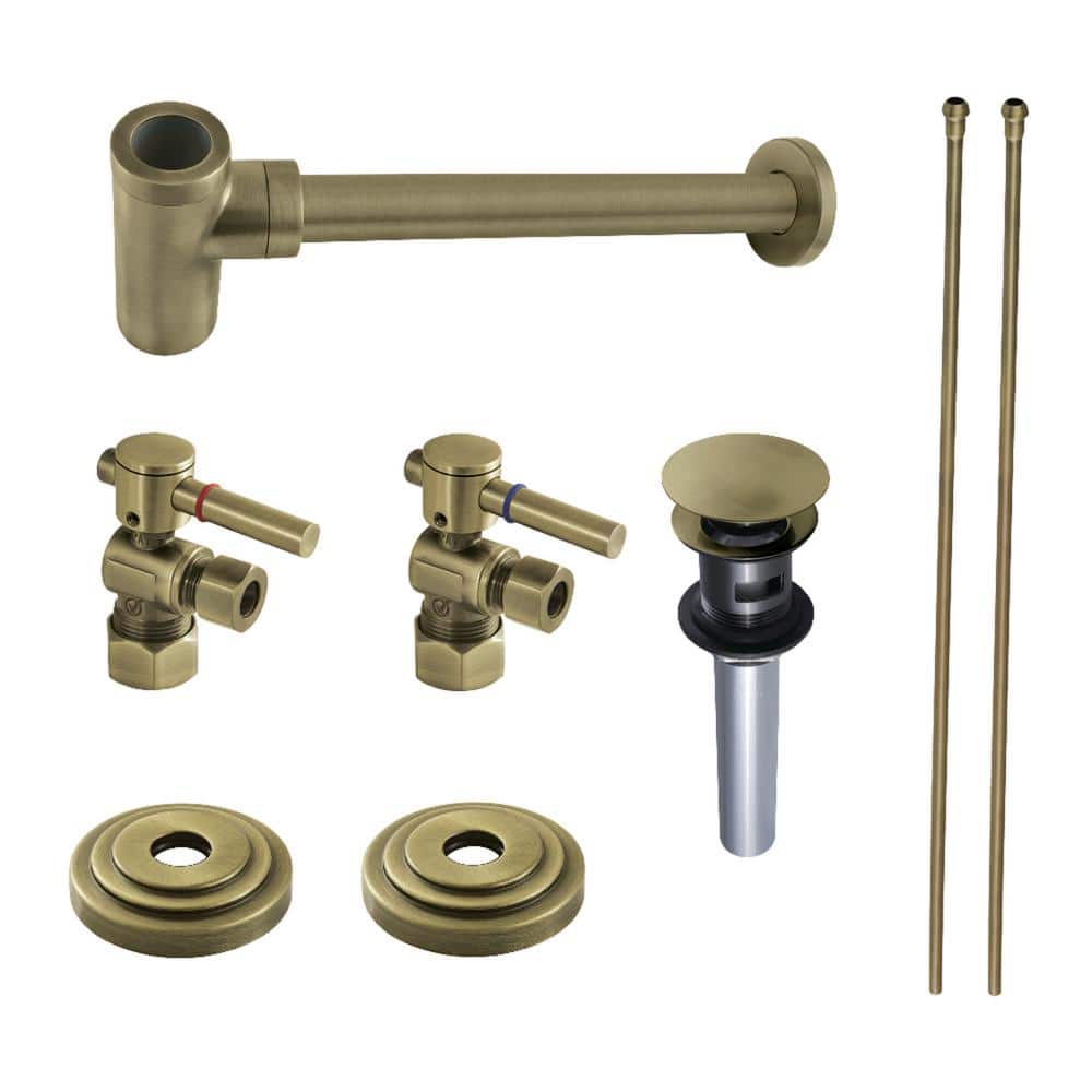 Kingston Brass Trimscape Bathroom Plumbing Trim Kits with P-Trap and ...