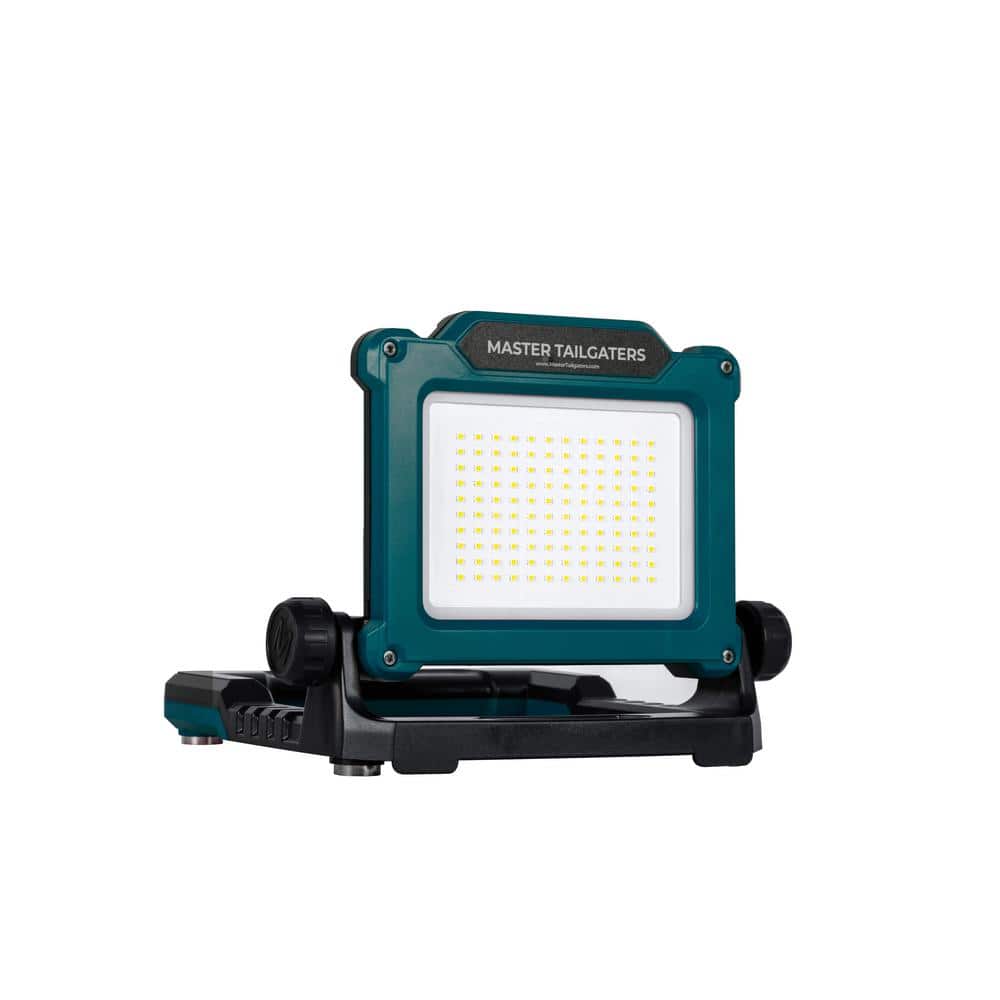 PartsMT LED Work Flood Light Powered by Bosch Battery or Wall Plug with ...