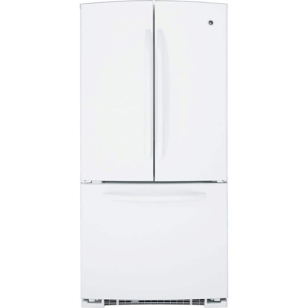 GE 33 in. W 22 cu. ft. French Door Refrigerator in White GFSF2HCYWW ...