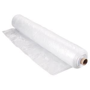 BOEN 10 ft. W x 100 ft. L Plastic Sheeting 4 mil Clear PS-410 - The Home Depot