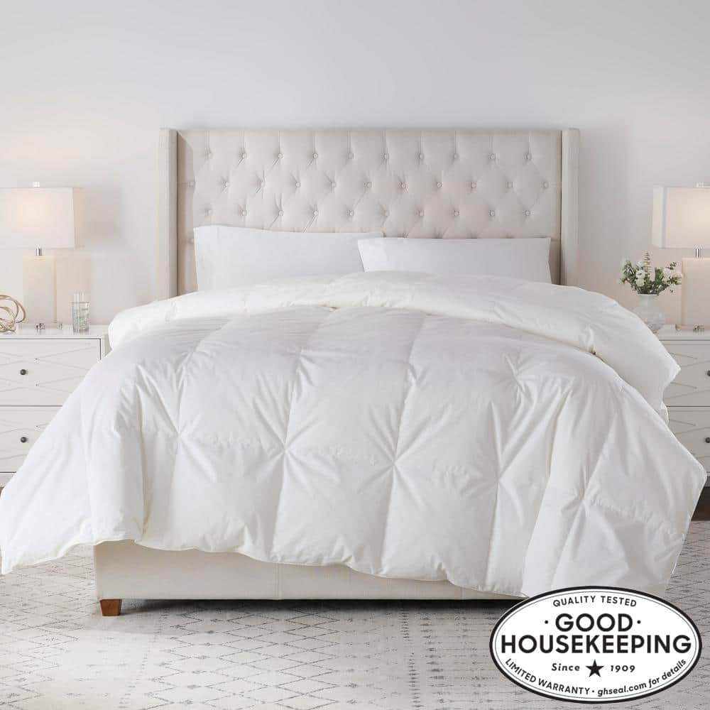 Home Decorators Collection Medium Weight White Twin Down Comforter ...