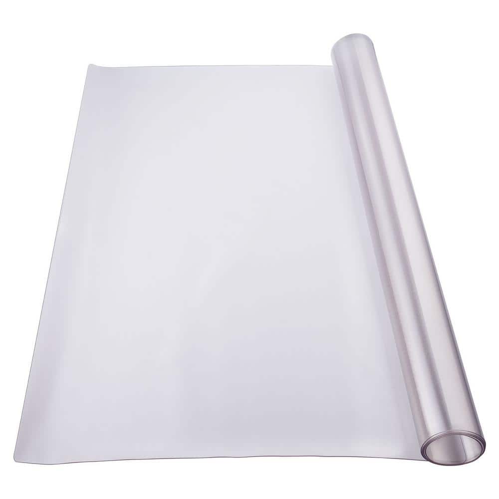 VEVOR Plastic Table Cover 42 x 60 in. 2.0 mm Thick Clear Table ...