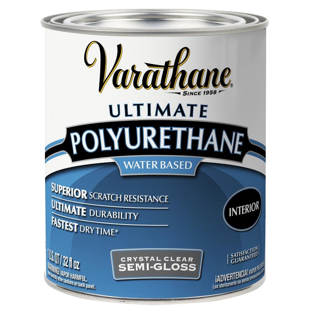 Reviews for Varathane 1 Quart Clear Semi-Gloss Water-Based Interior ...