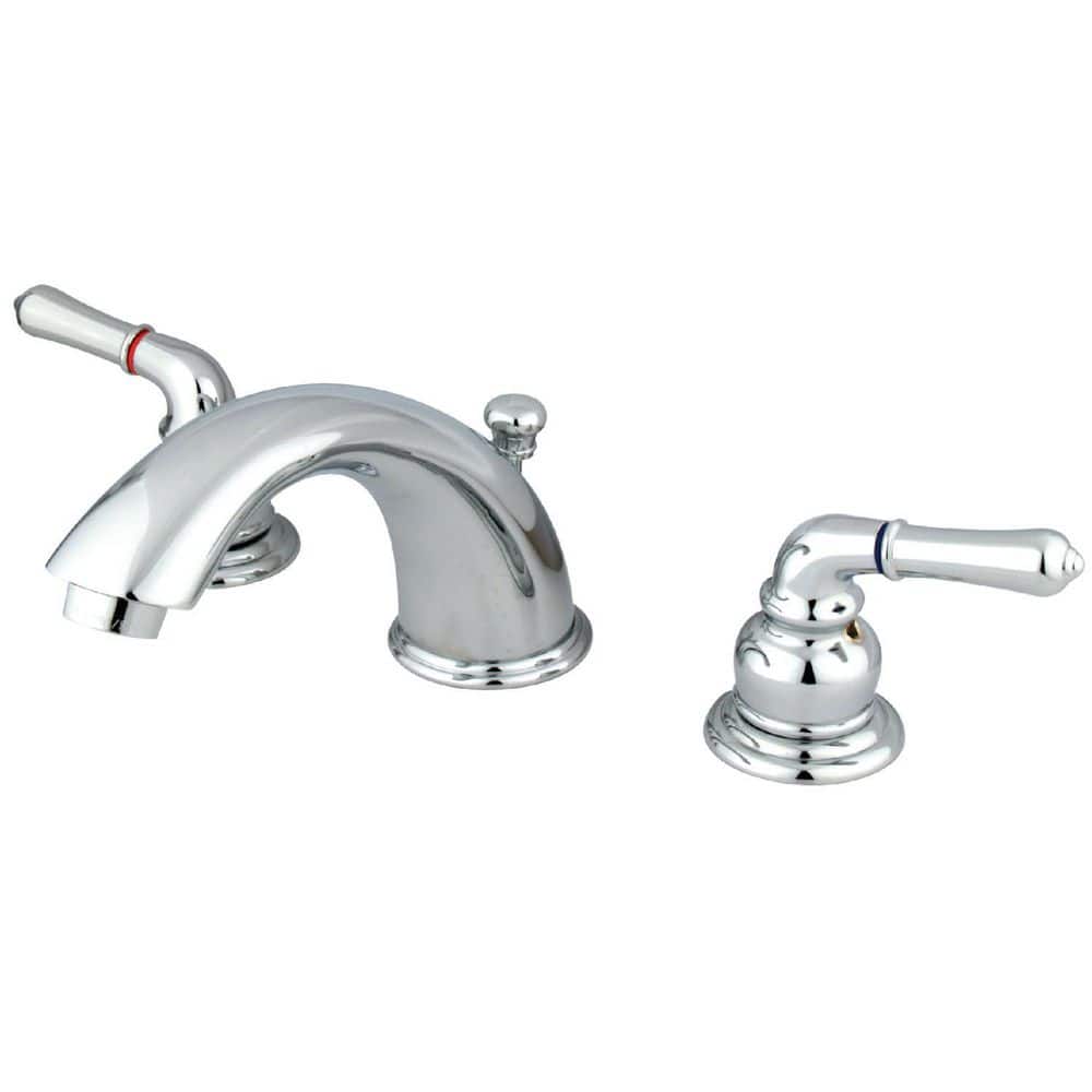 Kingston Brass Magellan 2-Handle 8 in. Widespread Bathroom Faucets with ...