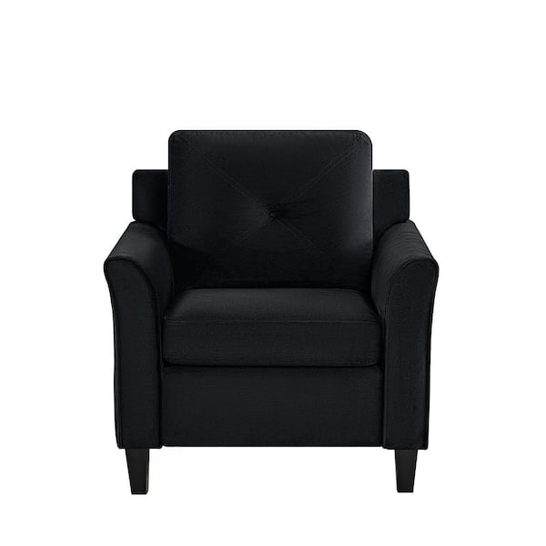 Black microfiber chair store